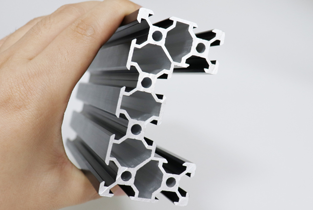 Black anodized industrial aluminum profiles 2020/4040/2040 Industrial ...